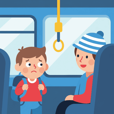 Blue Bus, True Bus by Storybot - iStoriez